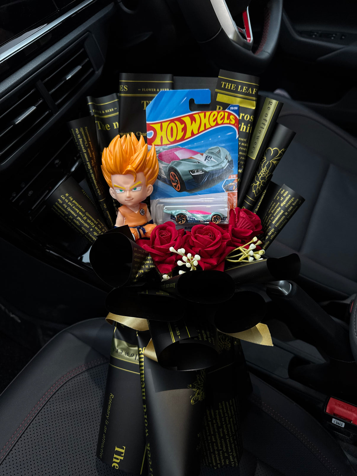 Super Saiyan Goku & Hot Wheels Bouquet – Built from battle – Shop Your ...