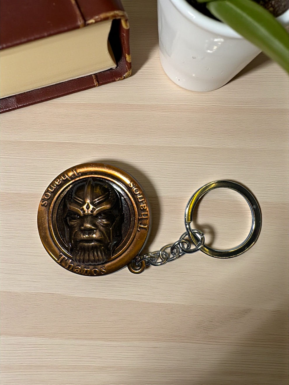 Mad Titan’s Might: Thanos Collectible Keychain – Shop Your Flowers